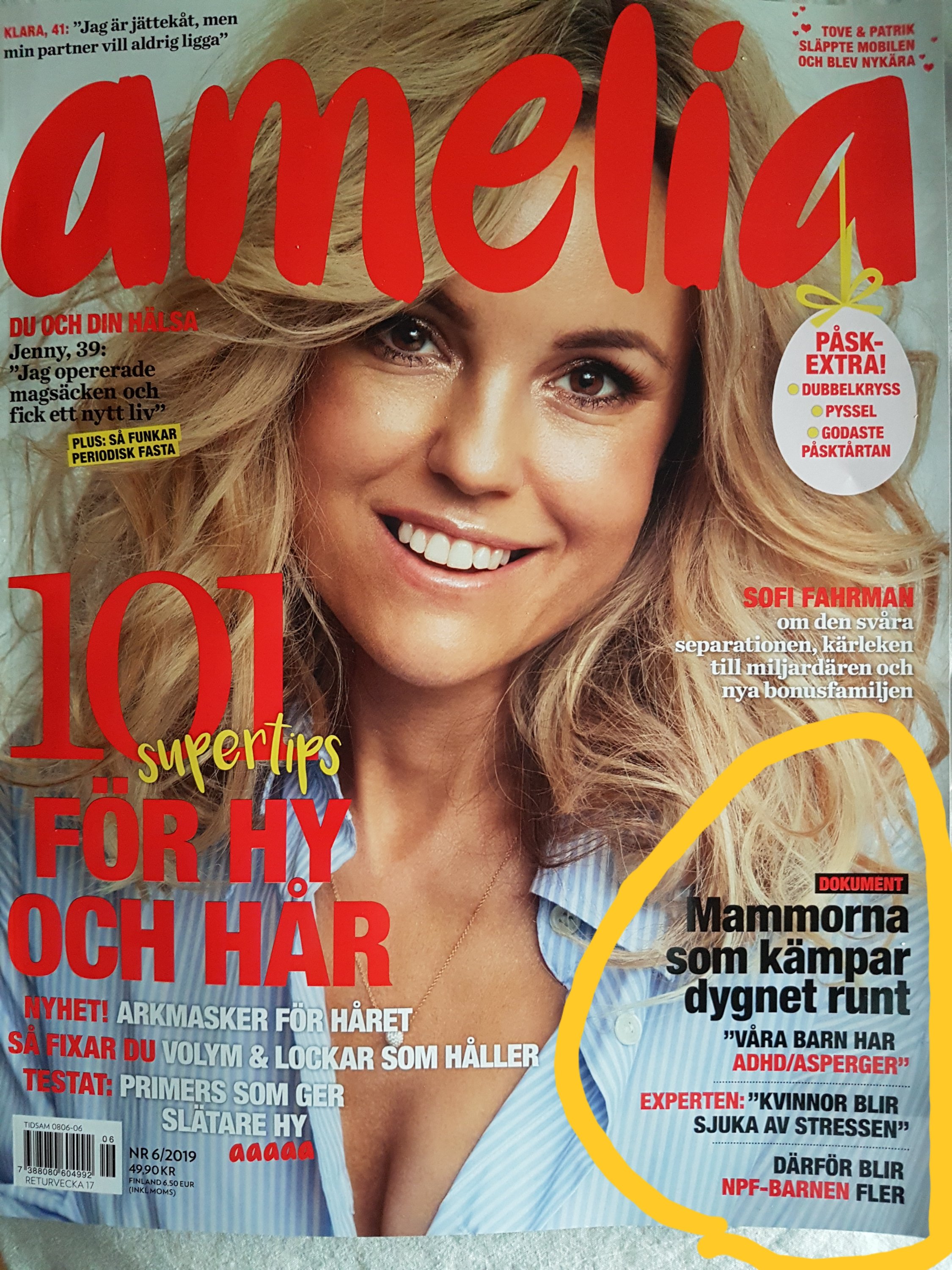 Om NPF-mammors kamp i nya numret av Amelia | supermamsen